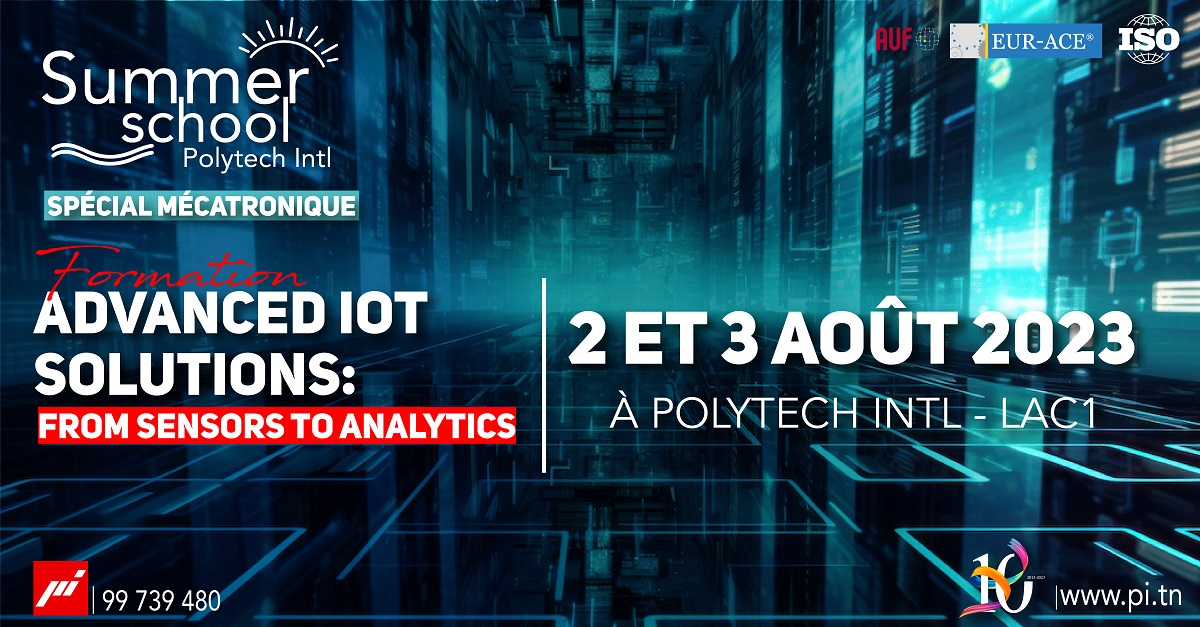 Formation Advanced IoT Solutions: From Sensors to Analytics | Université Privée Polytech ...